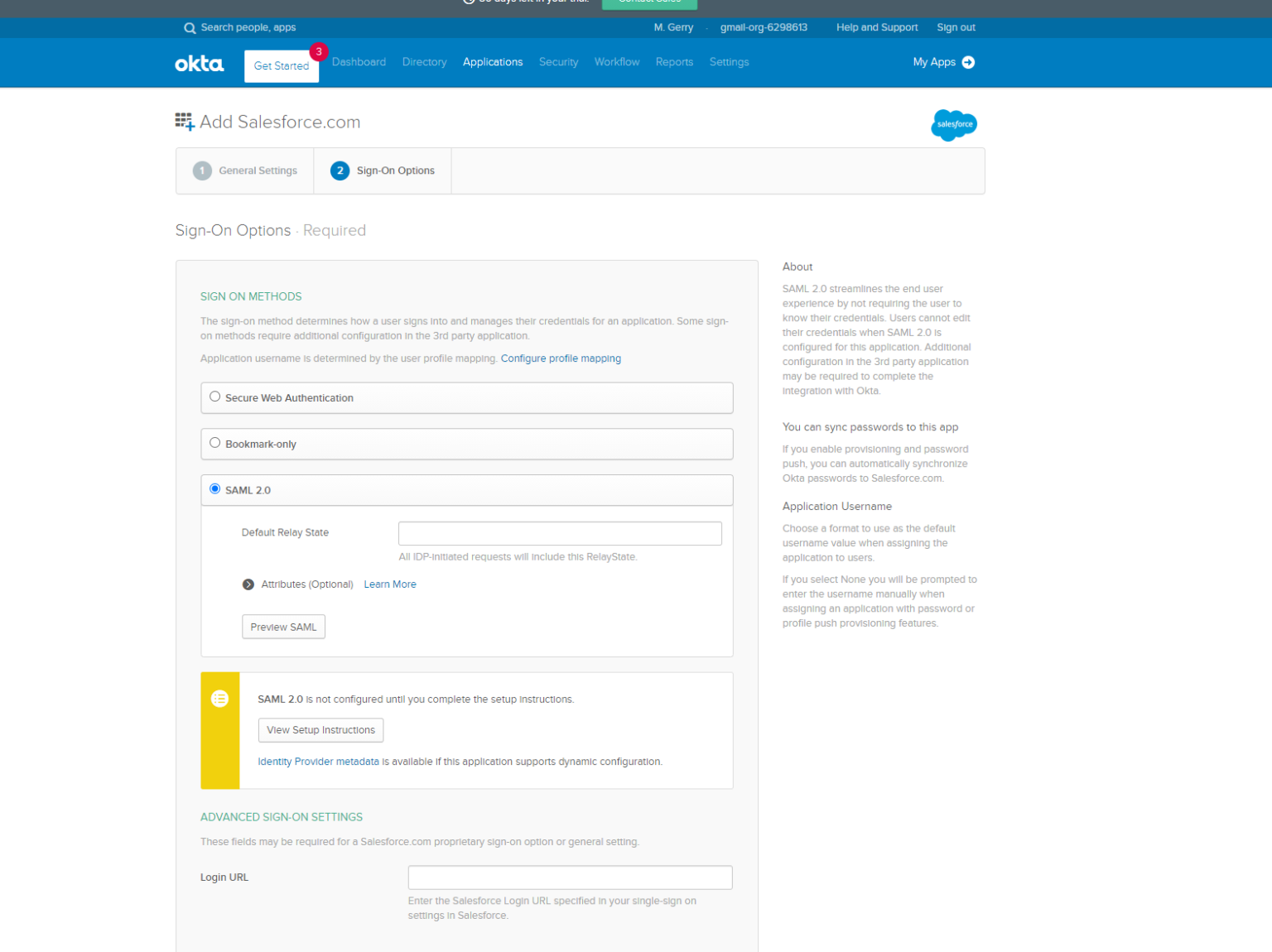 Salesforce Administration Tutorial: How to Setup Okta Single-Sign On ...